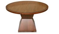 China Round Wooden Dining Room Tables MDF Board For Restaurant , Modern Style for sale