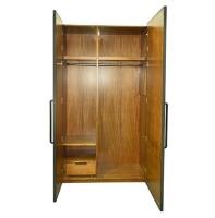 China Custom Bedroom Furniture Wardrobes With Drawers And Shelves , Cherry Color for sale