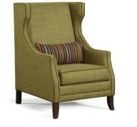 China High Back Fabric Hotelsingle Lounge Chairs Upholstered With Pillow Cushion for sale
