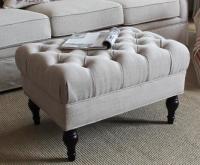 China Upholstered Bedroom Ottoman Bench Oak Wood Luxury Furniture For Hotel for sale