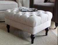 China Upholstered Bedroom Ottoman Bench Oak Wood Luxury Furniture For Hotel for sale