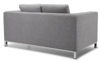 China Loveseat Grey Fabric Living Room Couches , French Country Style Couches for sale
