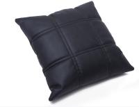 China Metal Base 18 Inch Living Room Couches Black Leather With High Density Foam for sale