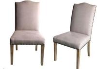 China Custom Oak Wood Furniture Dining Room Chairs For Restaurant , French Style for sale