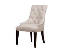 China Simple Modern Upholstered Furniture Dining Room Chairs With Tufted Back for sale