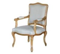 China Contemporary Wooden Leisure Chair 0.35cbm Size With Linen Fabric , ISO9001 Standard for sale