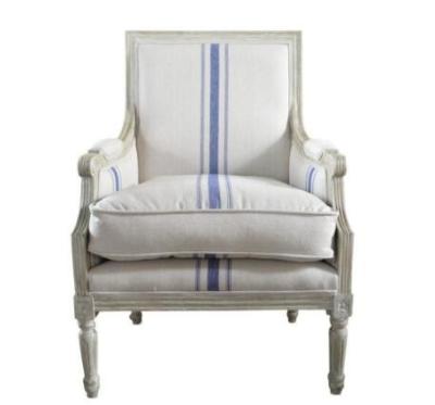 China High Back Antique Wooden Leisure Chair With High Density Sponge , LS-0008 for sale