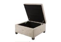China Square Bedroom Fabric Storage Bench For End Of Bed , Folding Ottoman Bench Seat for sale