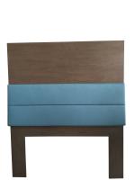 China Upholstered Queen Bed Headboard Custom Hotel Interior Furniture Wood Frame for sale