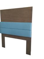 China Upholstered Queen Bed Headboard Custom Hotel Interior Furniture Wood Frame for sale