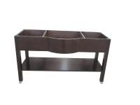 China Freestanding Modern Bathroom Vanity Cabinets Plywood For Hotel , 48W*24D*34H for sale