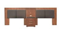 China Modern Vinyl Queen Bed Hotel Style Headboards Fully Finished For Bedroom Furniture for sale