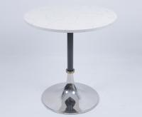 China Commercial  Hotel Metal Marble Living Room Coffee Table Customized Sizes for sale