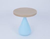 China Wood Top Round Small Cocktail Table For Hilton Hotel Side Table for sale