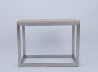 China Custom Wood Top Rectangle Side Table For Hilton Hotel for sale