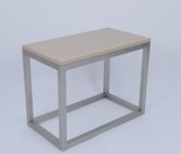 China Custom Wood Top Rectangle Side Table For Hilton Hotel for sale