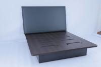 China Modern Bed With Vinyl Headboard Hotel Home Bedroom Furniture Sets for sale