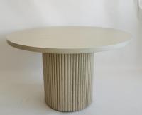 China Commercial Hotel Round Wooden Living Room Coffee Table Customized Sizes for sale