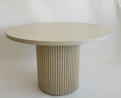 China Commercial Hotel Round Wooden Living Room Coffee Table Customized Sizes for sale