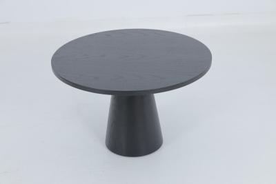 China Home And Commercial  Round Wooden Living Room Coffee Table Customized Sizes for sale