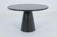 China Home And Commercial  Round Wooden Living Room Coffee Table Customized Sizes for sale