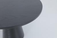 China Home And Commercial  Round Wooden Living Room Coffee Table Customized Sizes for sale