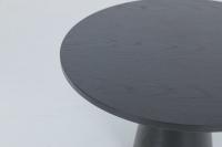 China Home And Commercial  Round Wooden Living Room Coffee Table Customized Sizes for sale