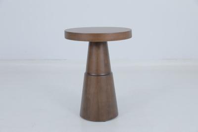 China Custom Home And Commercial Round Wooden Living Room Coffee Table for sale