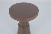China Custom Home And Commercial Round Wooden Living Room Coffee Table for sale