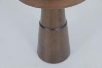 China Custom Home And Commercial Round Wooden Living Room Coffee Table for sale