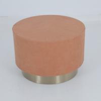 China Modern Room Ottoman Bench Metal Frame Upholstered For Hotel for sale