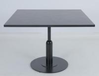 China Wood Top Bedside Coffee Table Stainless Steel Base Luxury Modern for sale