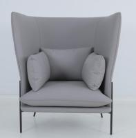 China Stainless Steel Leg Leisure Arm Chair For Living Room Modern for sale