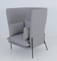 China Stainless Steel Leg Leisure Arm Chair For Living Room Modern for sale