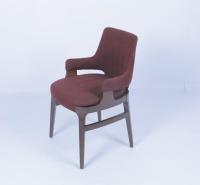 China Customized Ultra Modern Armchairs Fabric Wood Frame For Living Room for sale