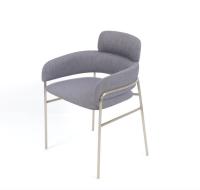 China Stainless Steel Leg Leisure Chair For Living Room Modern for sale