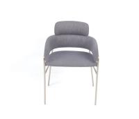 China Stainless Steel Leg Leisure Chair For Living Room Modern for sale