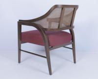 China No Folded Customized Modern High Back Armchair Fabric Wood Frame for sale