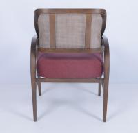 China No Folded Customized Modern High Back Armchair Fabric Wood Frame for sale