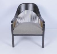 China Customized Modern Occasional Chairs Armchair Fabric Wood Frame for sale