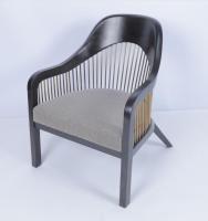 China Customized Modern Occasional Chairs Armchair Fabric Wood Frame for sale