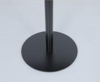 China Wood Top Bedside Coffee Table Stainless Steel Base Luxury Modern for sale