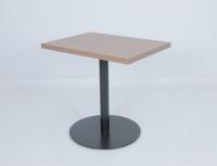 China Wood Top Bedside Coffee Table Stainless Steel Base Luxury Modern for sale