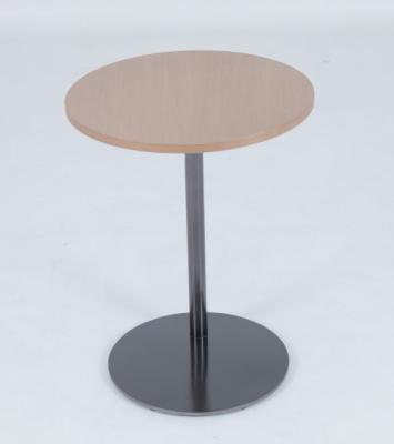 China Wood Top Bedside Coffee Table Stainless Steel Base for sale