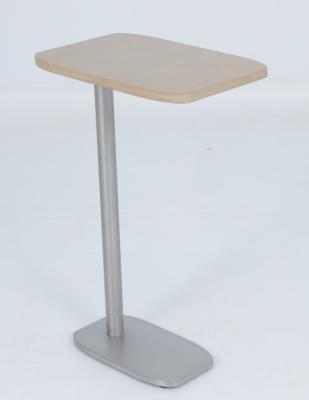 China Wood Top Coffee Bedside Table Stainless Steel Base General Use for sale