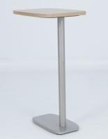 China Wood Top Coffee Bedside Table Stainless Steel Base General Use for sale