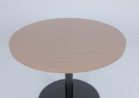 China Wood Top Bedside Coffee Table Stainless Steel Base Morden for sale