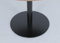 China Wood Top Bedside Coffee Table Stainless Steel Base Morden for sale