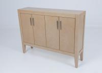 China ISO No Folded Corridor Console Table Solid Wood Frame And Legs for sale