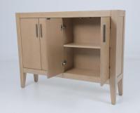 China ISO No Folded Corridor Console Table Solid Wood Frame And Legs for sale